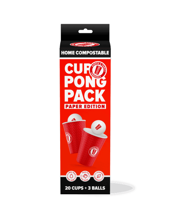 Home Compostable Paper Pong Pack | Beer Pong Pack